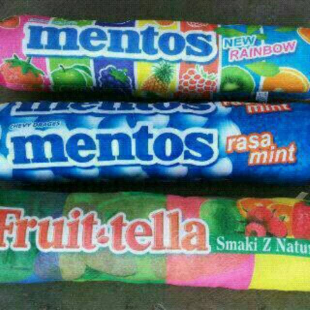 Mentos&fruitella Candy Bolster | Shopee Philippines
