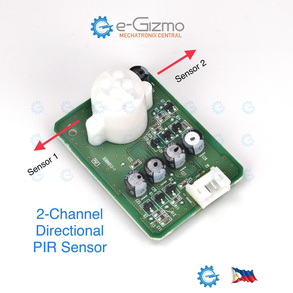 2-channel Motion and Direction sensing PIR sensor Commercial Quality ...