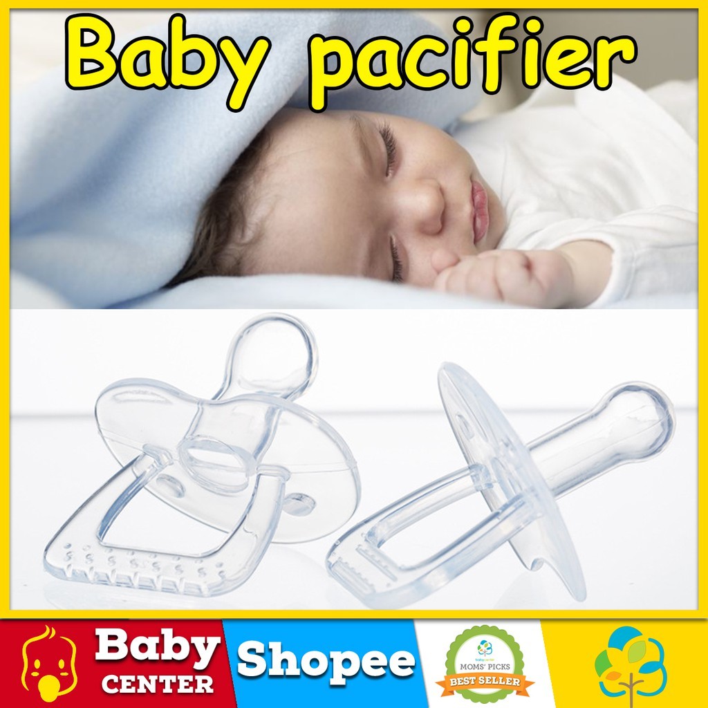 Bailey Baby Silicone Pacifier Teether Soother Flat/Round Molar Stick ...