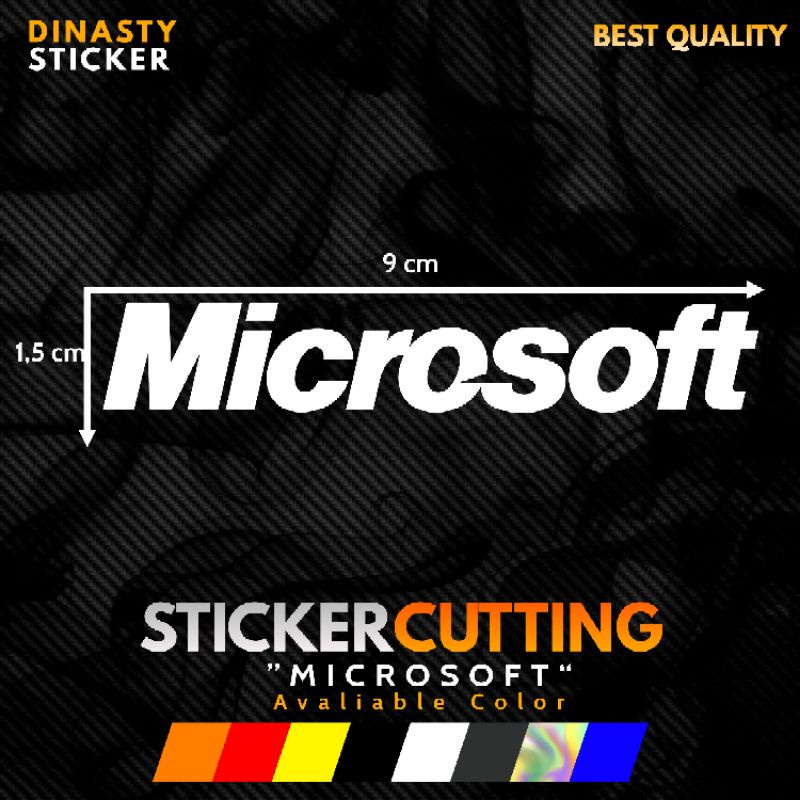 Microsoft LOGO CUTTING STICKER | Shopee Philippines