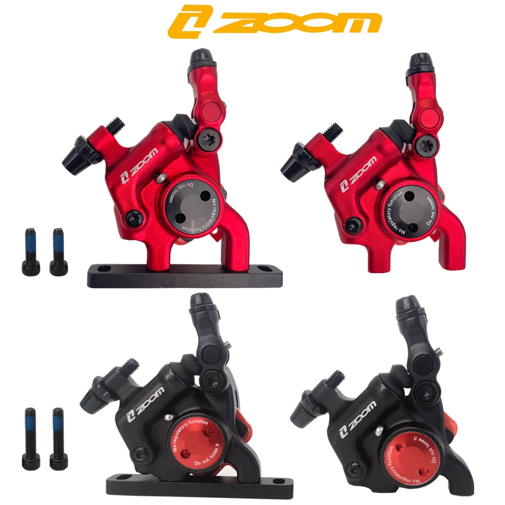 ZOOM Road Bike Hydraulic Disc Brake Calipers Line Pulling Oil Brake ...