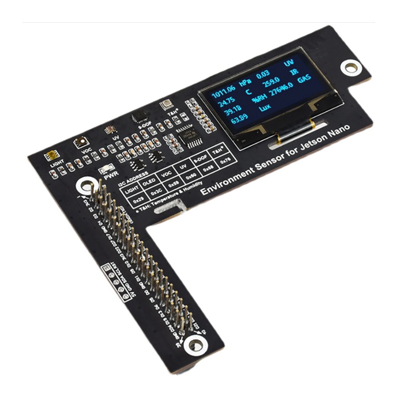 Environmental Sensor For Jetson Nano Eco Sensor Expansion Board I2C ...