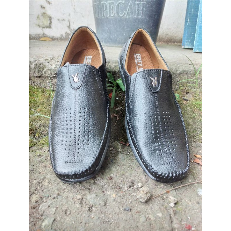 Original PLAYBOY Shoes PANTOFEL Men CASUAL FORMAL Work Office | Shopee ...