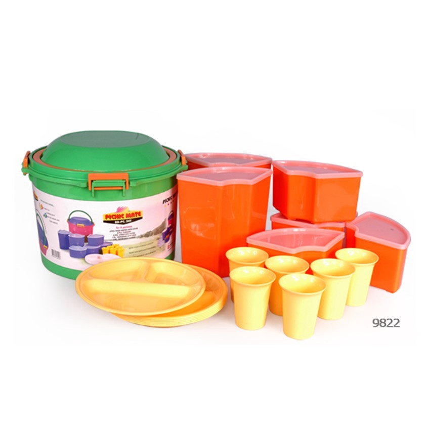 Sunnyware 9822-AB 20 Pc. Picnic Mate Set - Picnicmate | Shopee Philippines