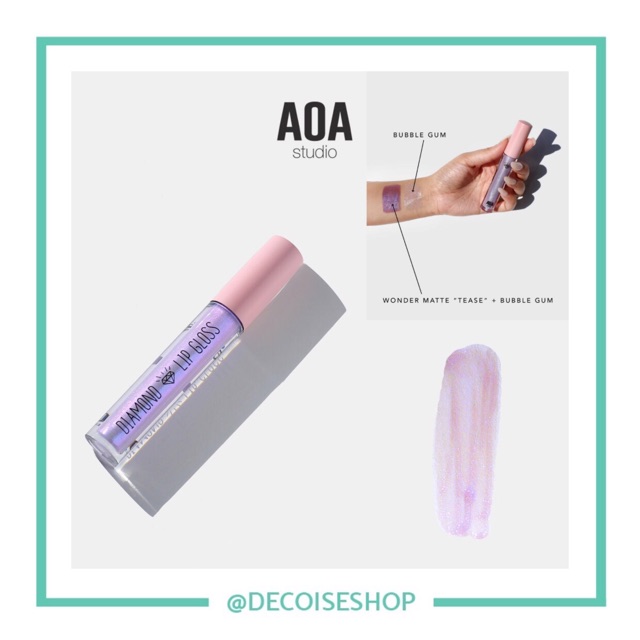 Aoa Studio Diamond Lipgloss - BUBBLE GUM | Shopee Philippines