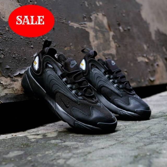 Nike AIR ZOOM 2K TRIPLE BLACK | Shopee Philippines
