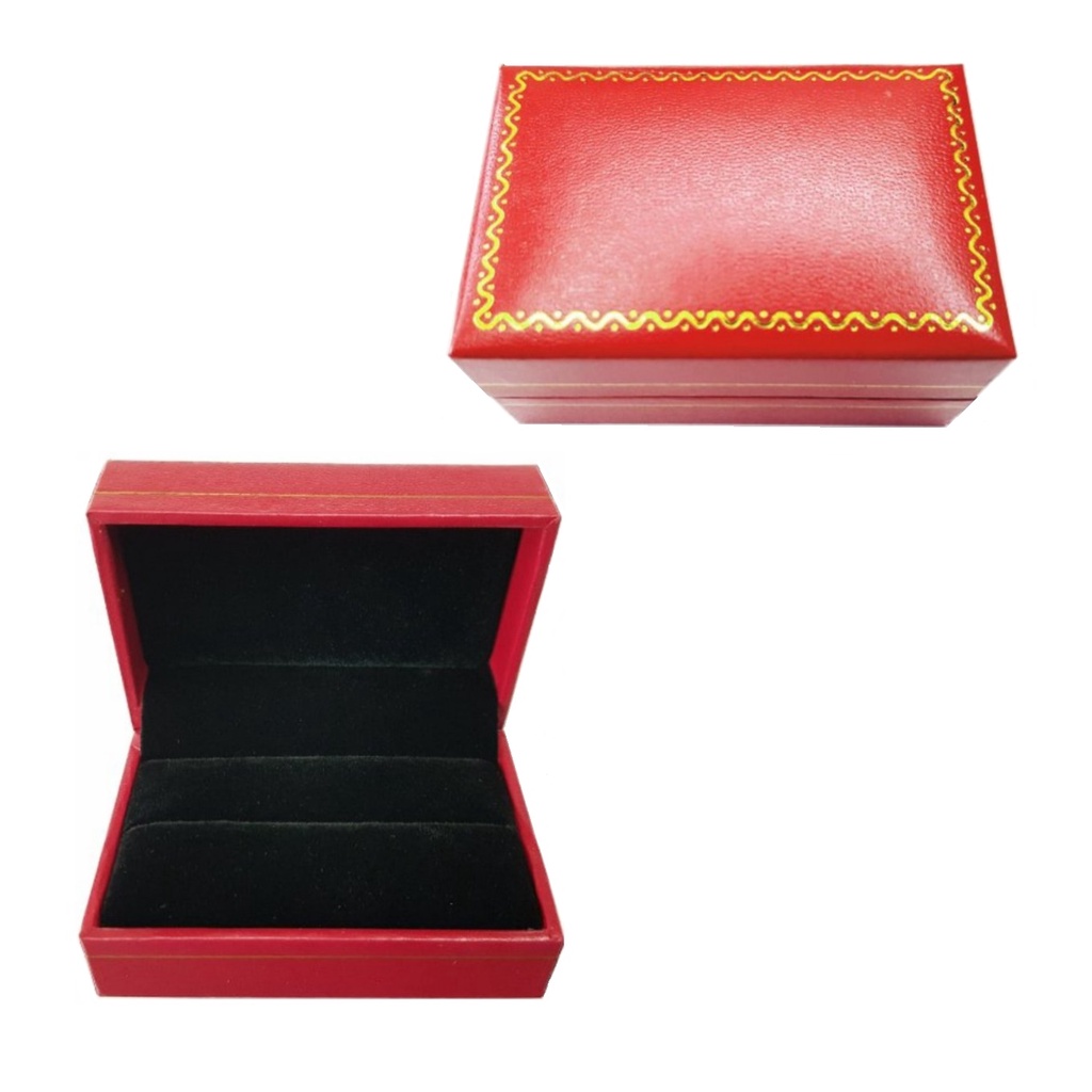 Wedding Box Leather Red Black | Shopee Philippines