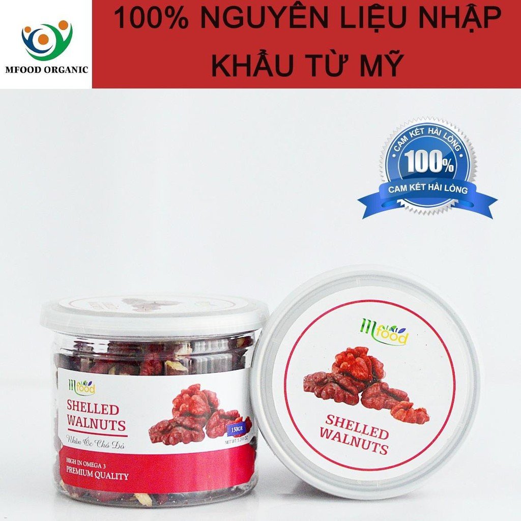 American Red Walnut Kernel Jar 150 grams - Mfood Brand | Shopee Philippines