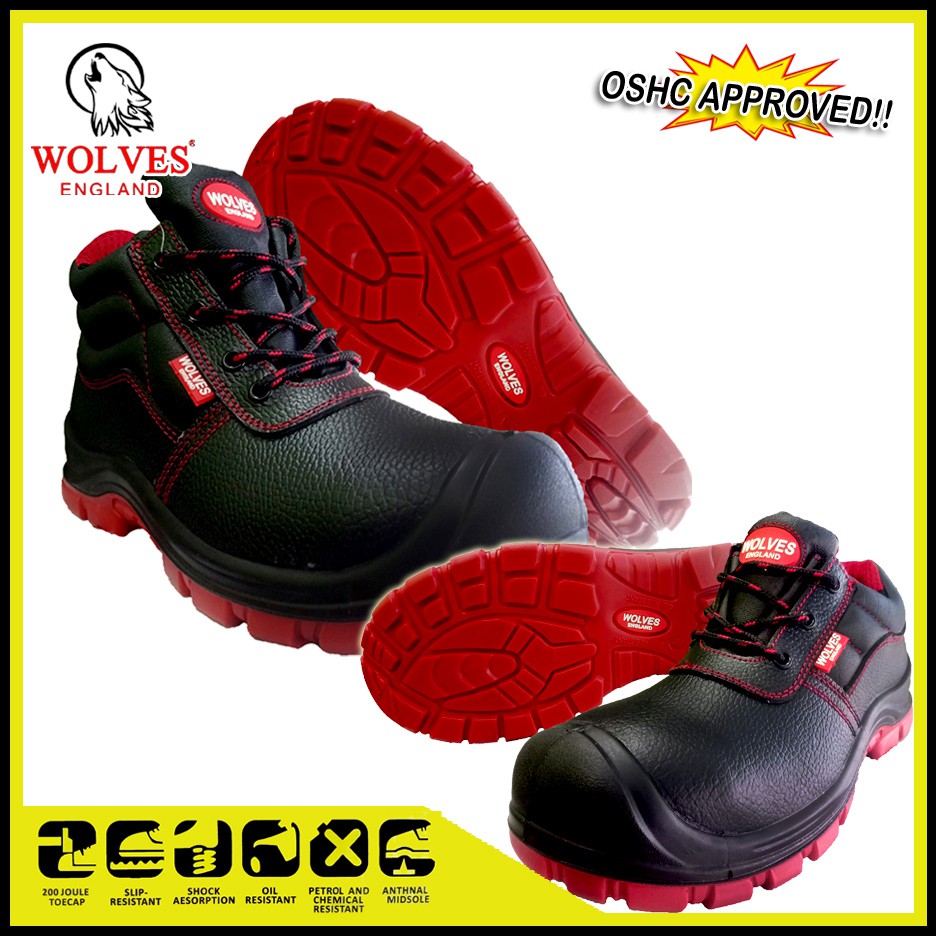Wolves Safety Shoes - OSCH Approved | Shopee Philippines