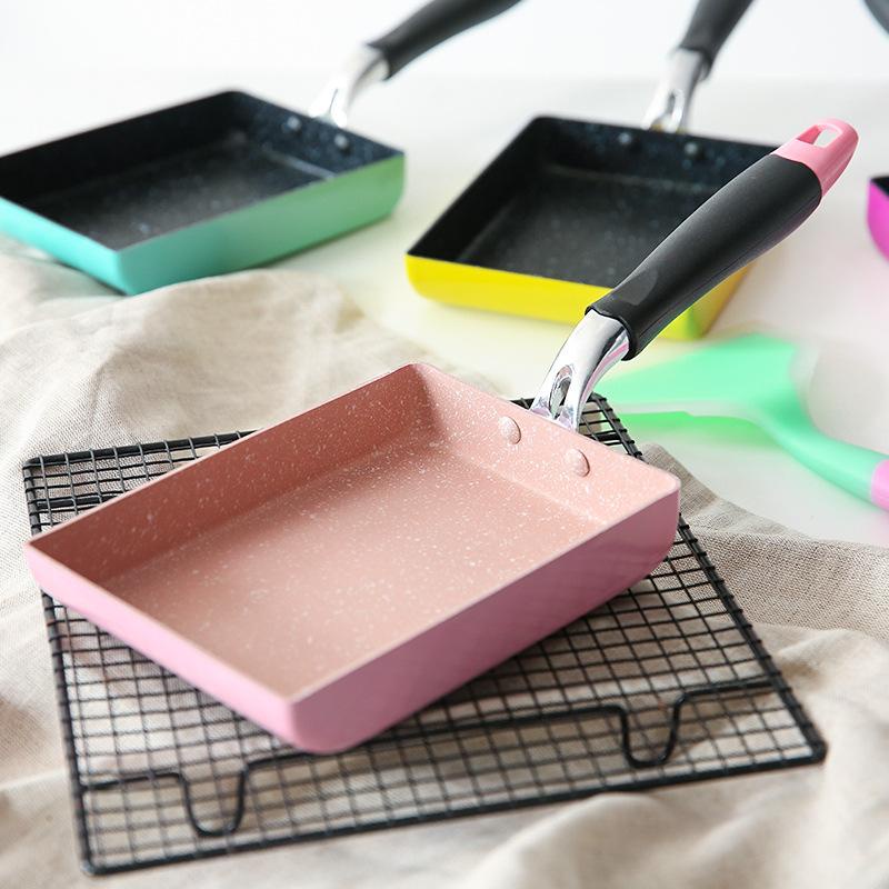 Japanese Non-Stick Fry Pan Breakfast Cookware Rectangular 5"x7 ...