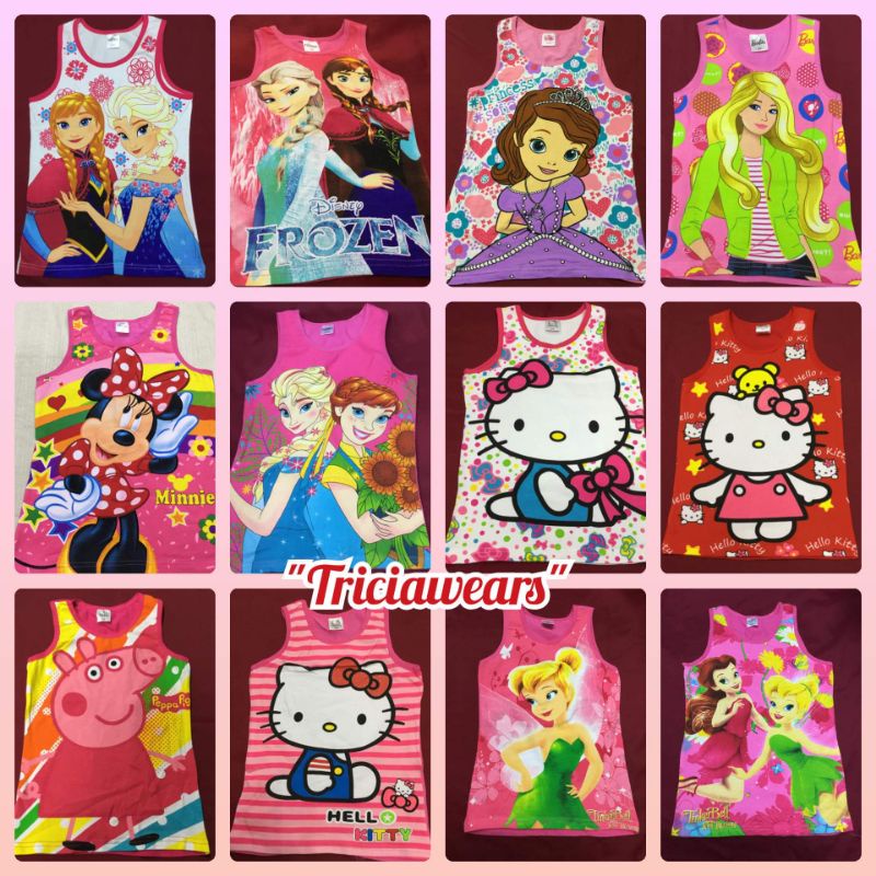 Character Sando P.Pig For Kids Cotton/Spandex | Shopee Philippines