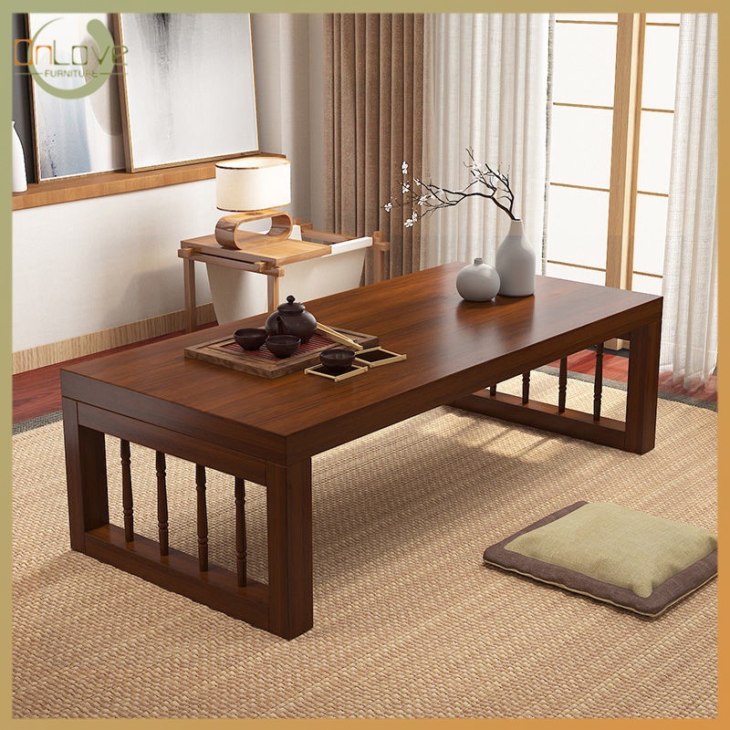 Solid Wood Coffee Table Small Apartment Office Tea Table Calligraphy ...