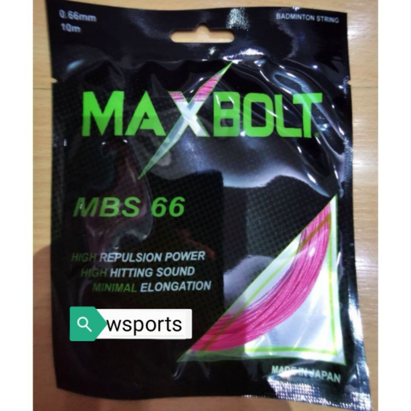 Badminton String Maxbolt MBS 66 MBS66 Original | Shopee Philippines