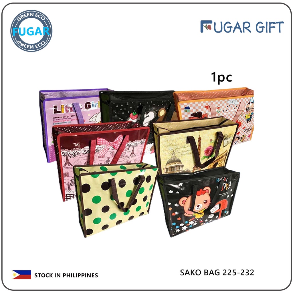 Fugar Rubberise Sako Bag Luggage Bag Storage Eco Bag Zipper Bag ...