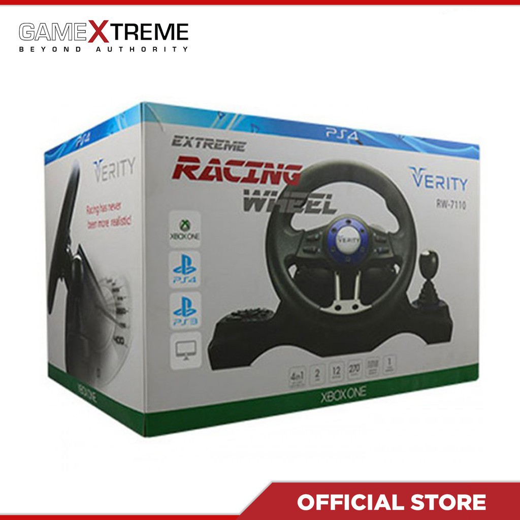 Sony Verity Extreme Racing Wheel for PS4, PS3, XBOXONE, Pc | Shopee ...