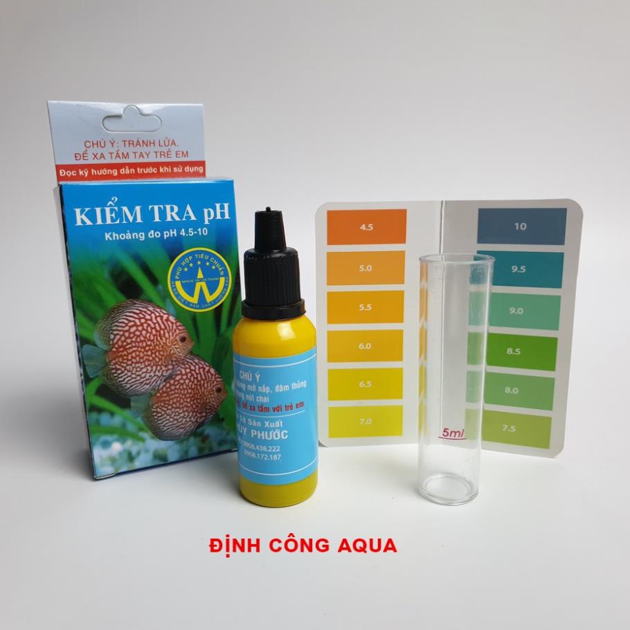 Check and measure pH of aquarium water - aquarium - standard pH test ...