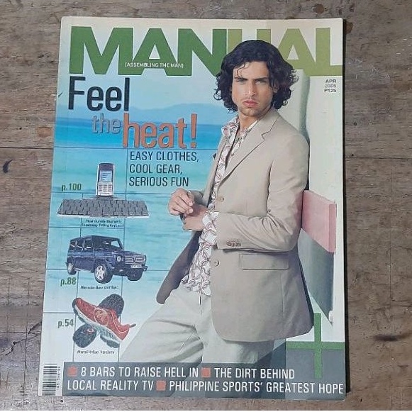 Manual Magazine With Small Picture Article Of Manny Pacquiao ...