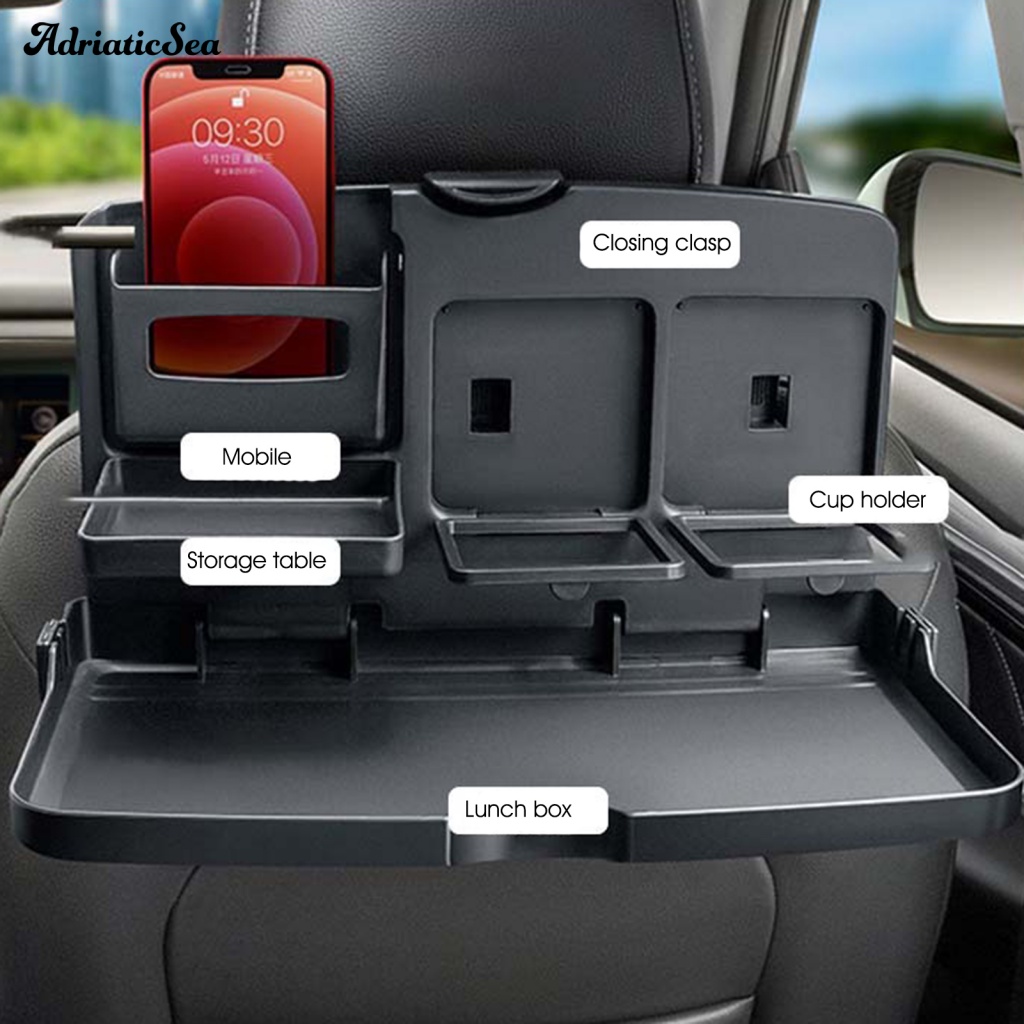 Adria Back Seat Table Car Seat Back Organizer Tray Hanger Design ...