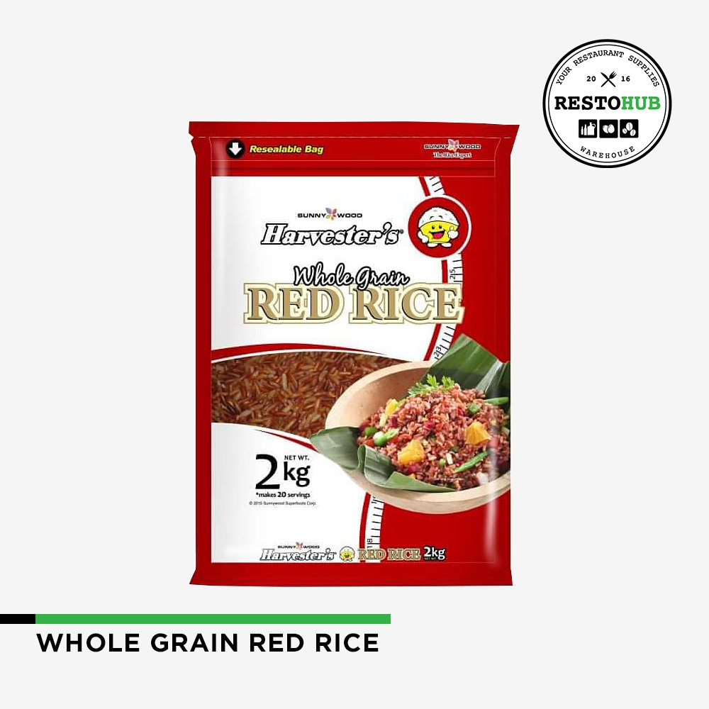 Harvesters Whole Grain Red Rice (2kg) | Shopee Philippines