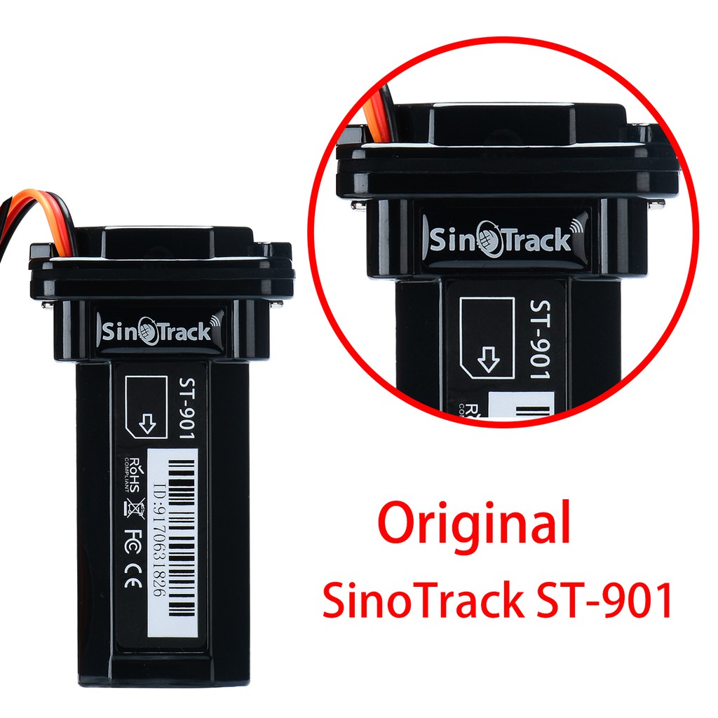 SinoTrack Waterproof Mini GPS Tracker ST-901 For Car Motorcycle Vehicle Tracking Device With ...