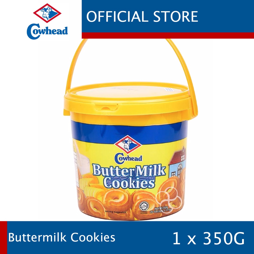 Cowhead Buttermilk Cookies Bucket 350g | Shopee Philippines