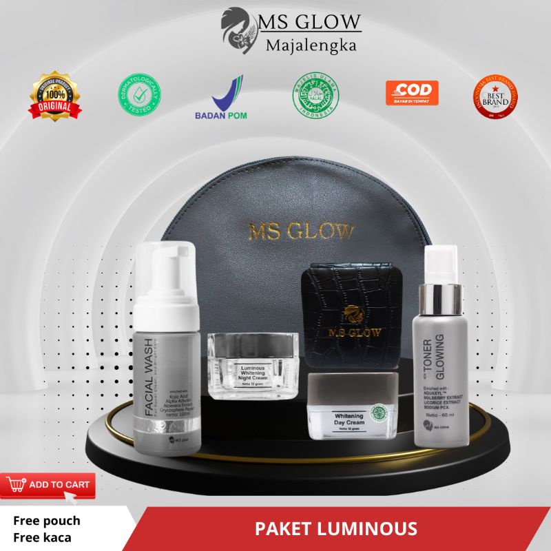 Ms Glow Luminous Package - MS Glow Face Package Dull Skin Lightening ...