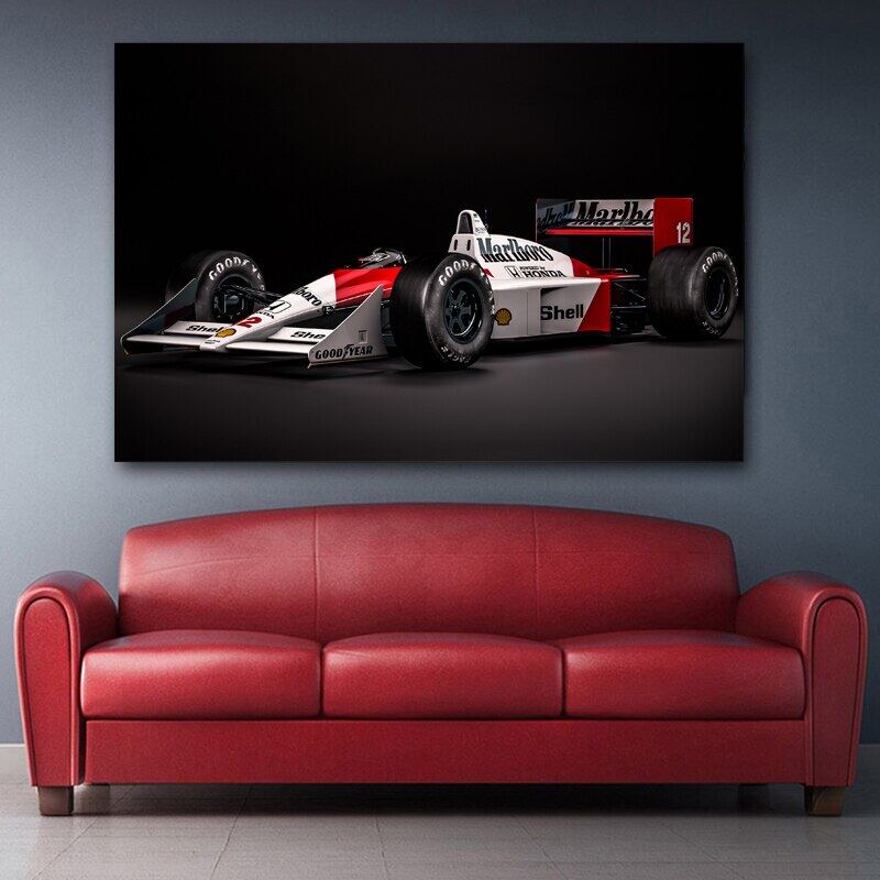Mclaren Honda Classic Formula One F1 luxury Sport Car Wall Art Posters ...