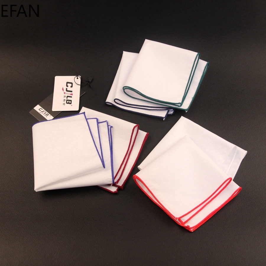 EFAN Cotton Fashion Men's Handkerchief Colorful Pocket Square For Women ...
