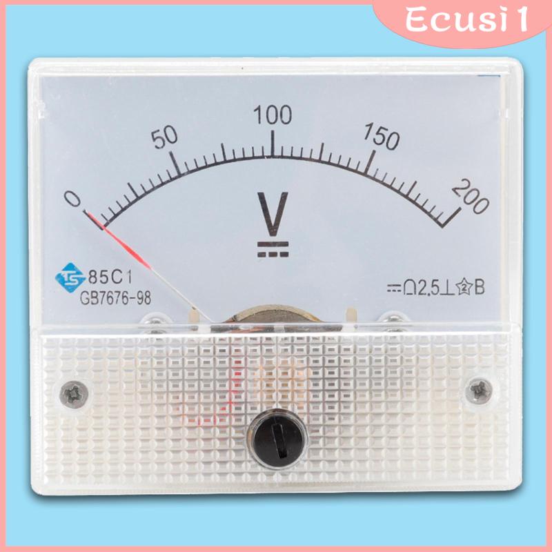 Voltmeter 85C1 DC 0- 50V 0-100V 0-300V 0-500V Rectangular Class 2.5 ...