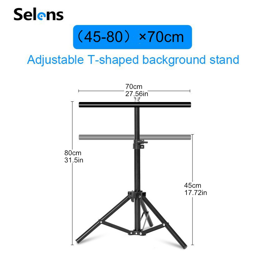 Selens T-Shape Photo Backdrop Stand Background Support System With ...