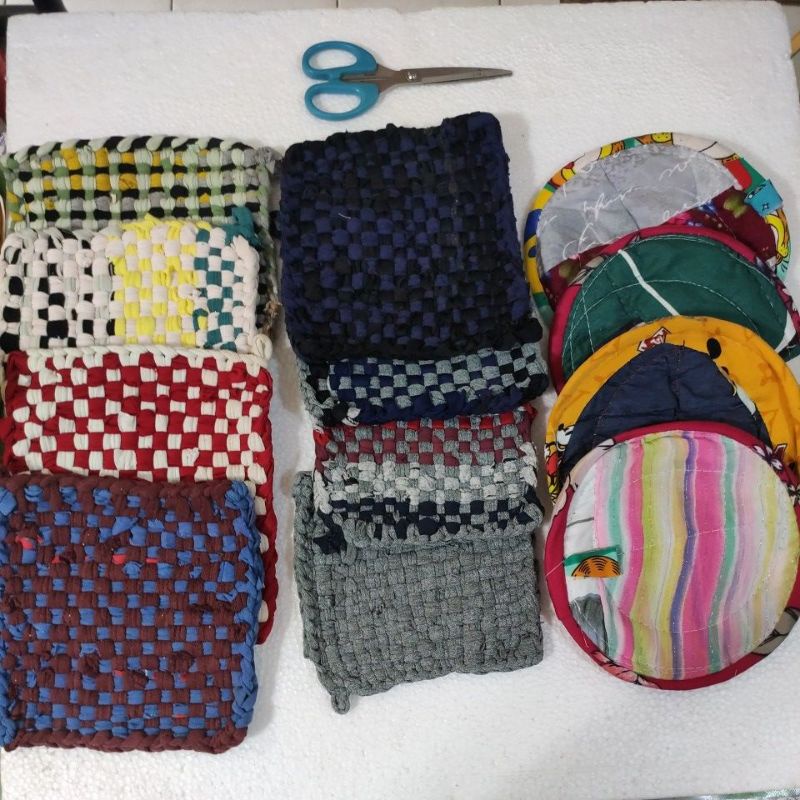 Pot Holder / Thick Braided and Round Small Cloth / Basahan / Kettle ...