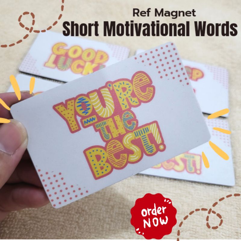 REF MAGNET - SHORT MOTIVATIONAL QUOTES | Shopee Philippines