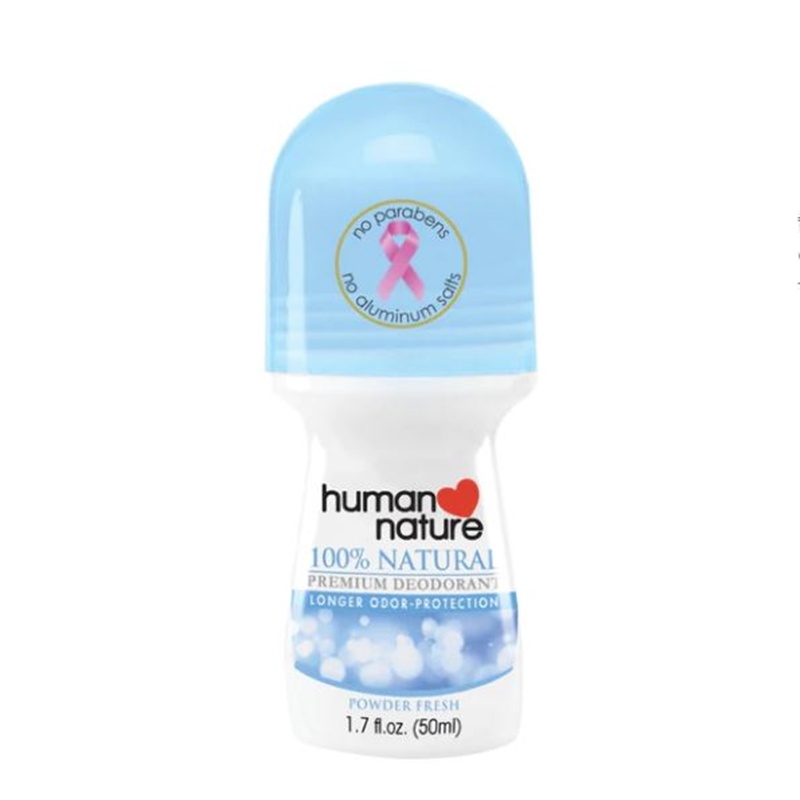 Human Nature Premium Deodorant Powder Fresh 50mL | Shopee Philippines