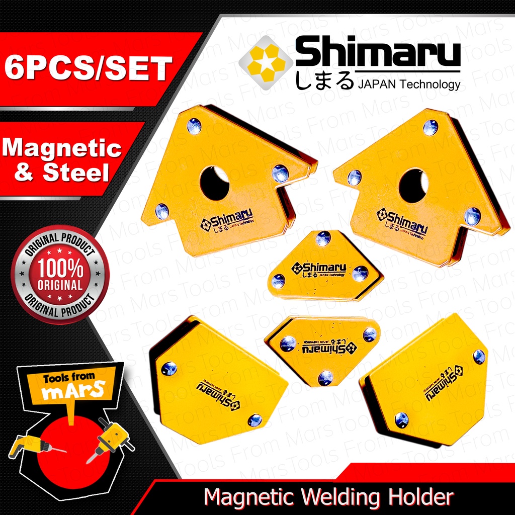 SHIMARU JAPAN 6 PCS Magnetic Welding Positioner Magnet Holder •TOOLS ...