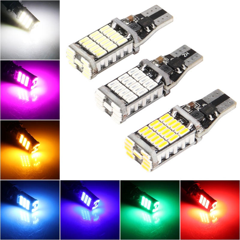 T15 Parking Light 45SMD W16W LED Light Crystal Light Contact Park Lamp ...