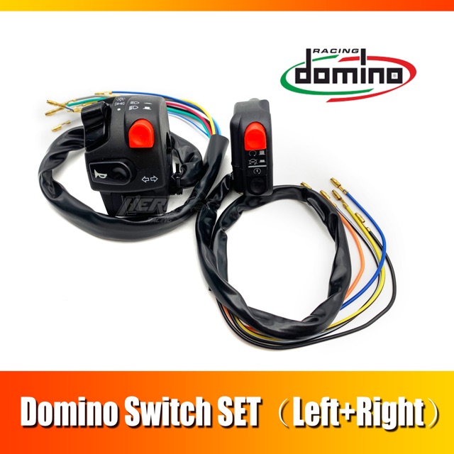 Motorcycle Domino Switch Universal (left side Or set) With hazard ...