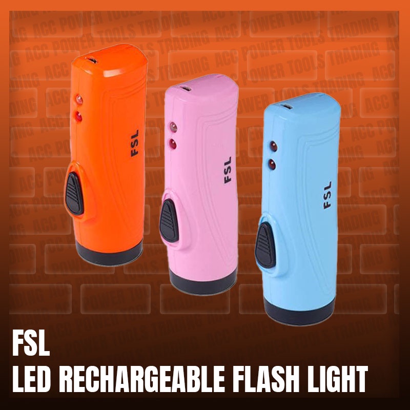 FSL Flashlight Ultra-bright Rainproof Outdoor Rechargeable Searchlight ...