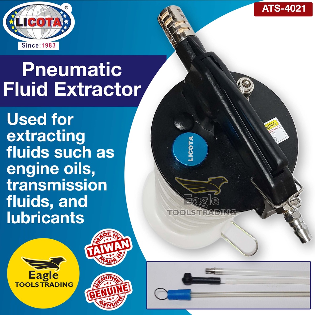 Licota ATS-4021 Pneumatic Fluid Extractor | Engine Oil, Brake Fluid ...