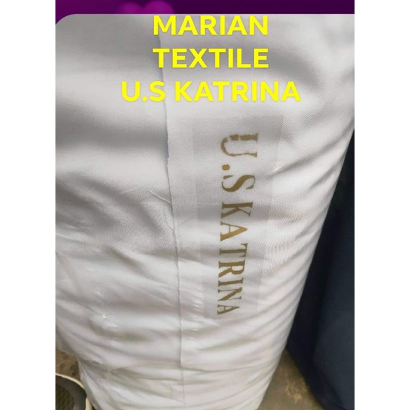 US Katrina white sold per roll 60 width.60 yards in one roll. | Shopee ...