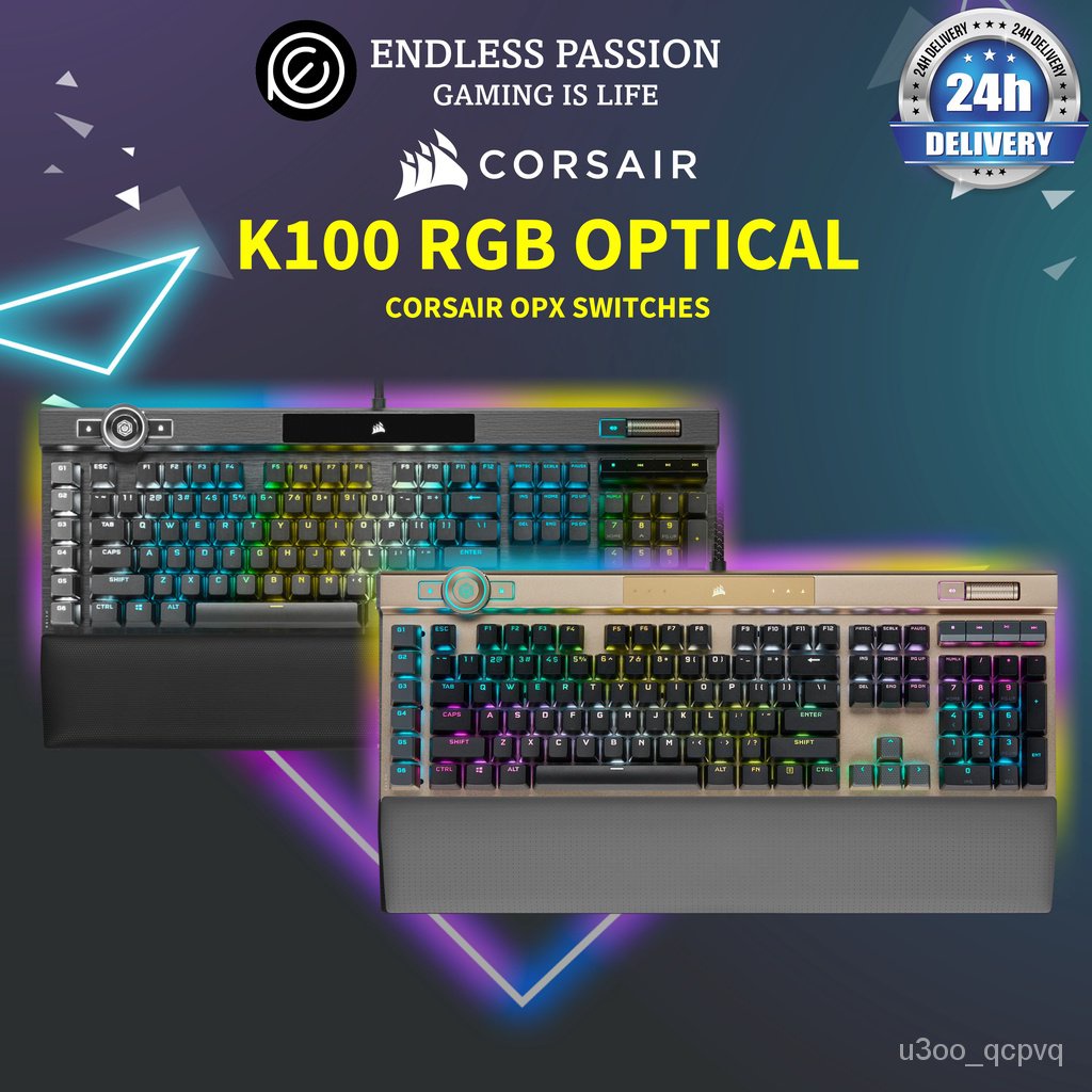 yyxx-Corsair K100 RGB Optical-Mechanical Gaming Keyboard - Corsair OPX ...