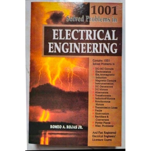 1001 Solved Problems in ELECTRICAL ENGINEERING by Romeo Rojas | Shopee ...