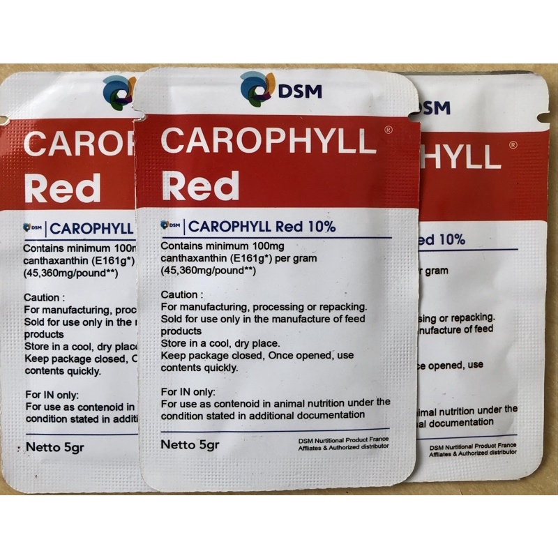 Carophyl red 10% Caropil dsm ORI France 5 Grams Of Natural Coloring ...