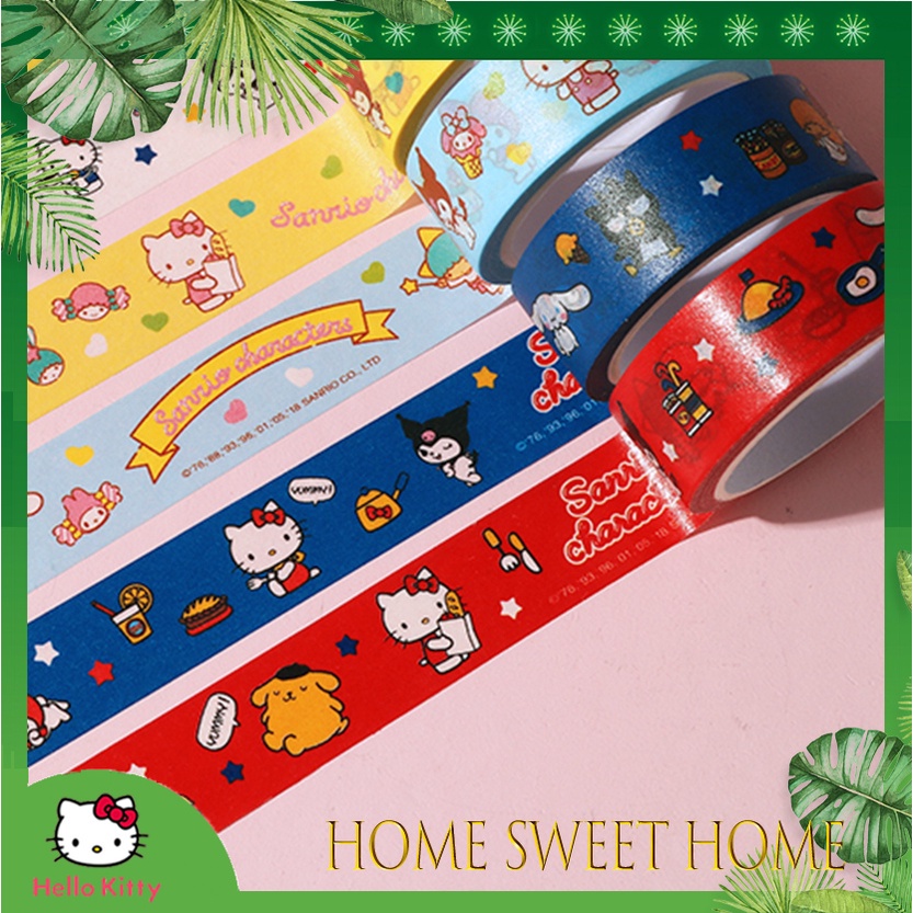 Hello Kitty Tri-color Adhesive Tape Set [Authentication] DIY Ledger ...