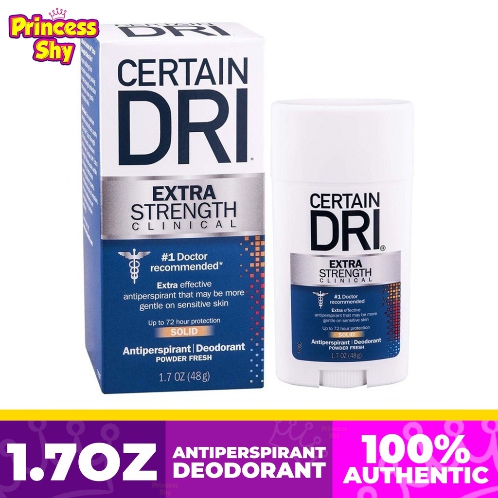 Certain Dri Extra Strength Clinical Antiperspirant Deodorant Powder ...