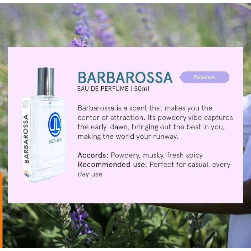 Lucky and Lulu Limited Edition Perfume - BARBAROSA SCENT | Shopee ...