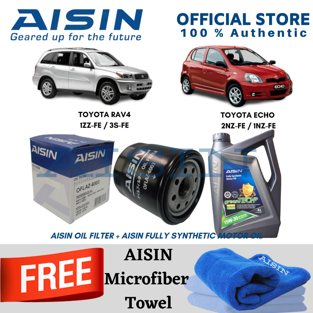 AISIN MEGA BUNDLE for Toyota RAV4 & Toyota ECHO - 1 x Aisin Oil Filter ...
