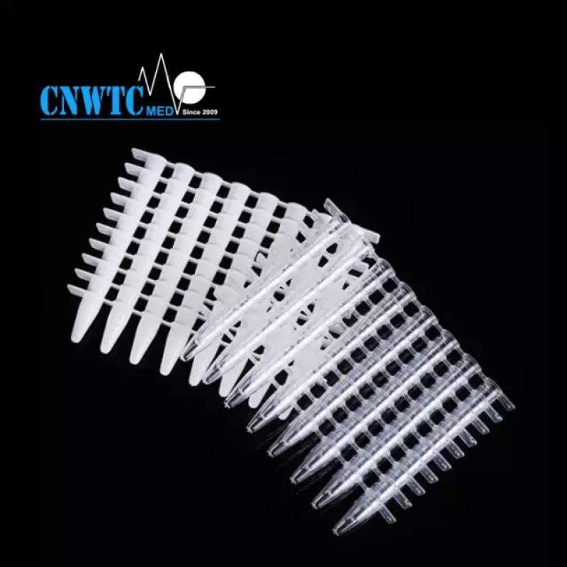 Transparent PCR 0.1 Tube strip Box With Lid (IVD, Classification ...