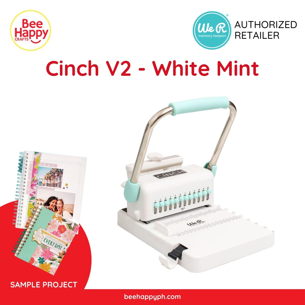 Cinch V2 White Mint Book Binding Tool We R Memory Keepers | Shopee ...