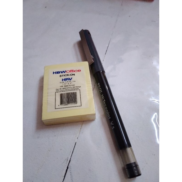 PILOT SIGN PEN PLUS 1 1/2 HBW STICKY NOTE | Shopee Philippines