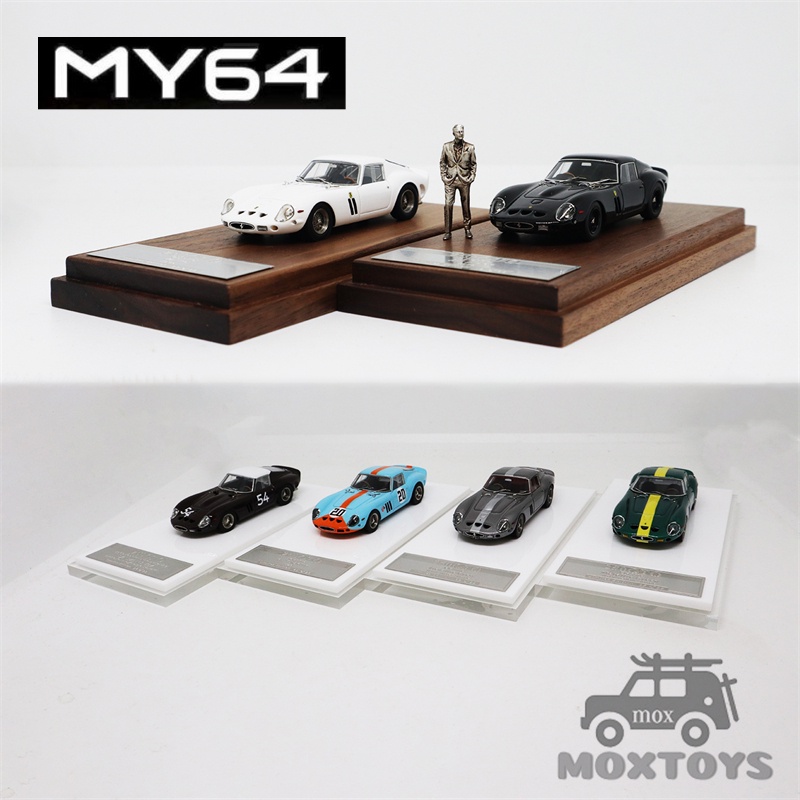 MY64 1:64 250GT GTO BLACK Gulf chocolate Resin Model Car | Shopee ...